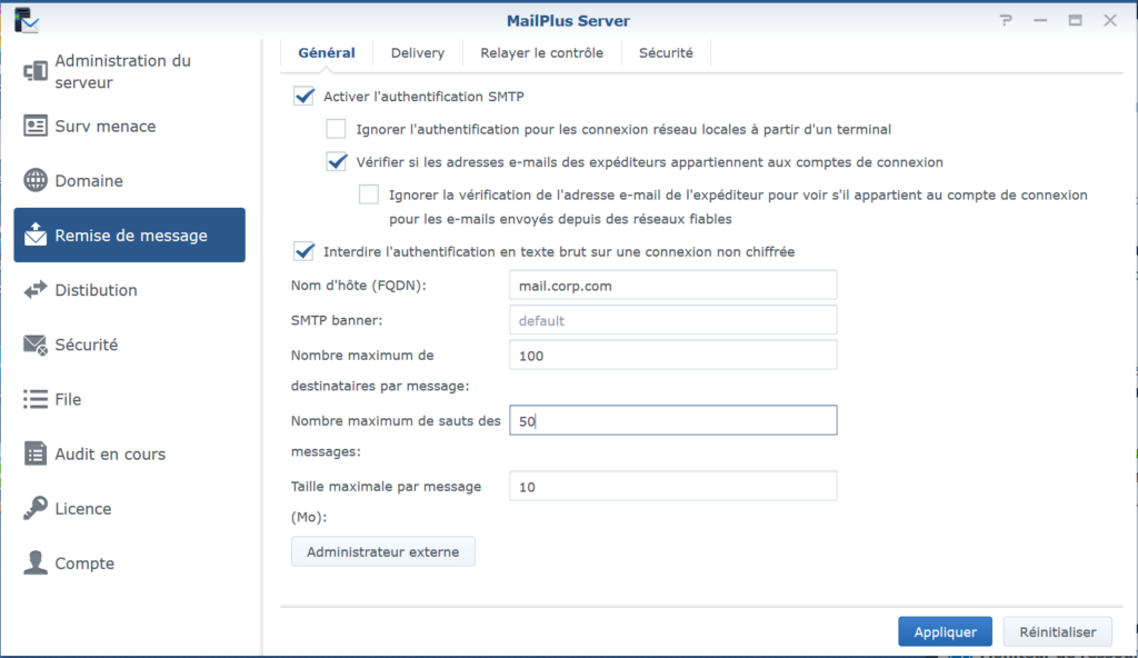 Installation et Configuration de MailPlus Server (Update 12-2018 ...